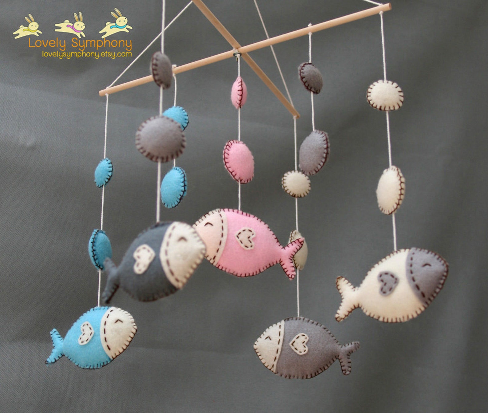 Fishes Baby Mobile Lovely Fishes Hanging Mobile Fishes and - Etsy