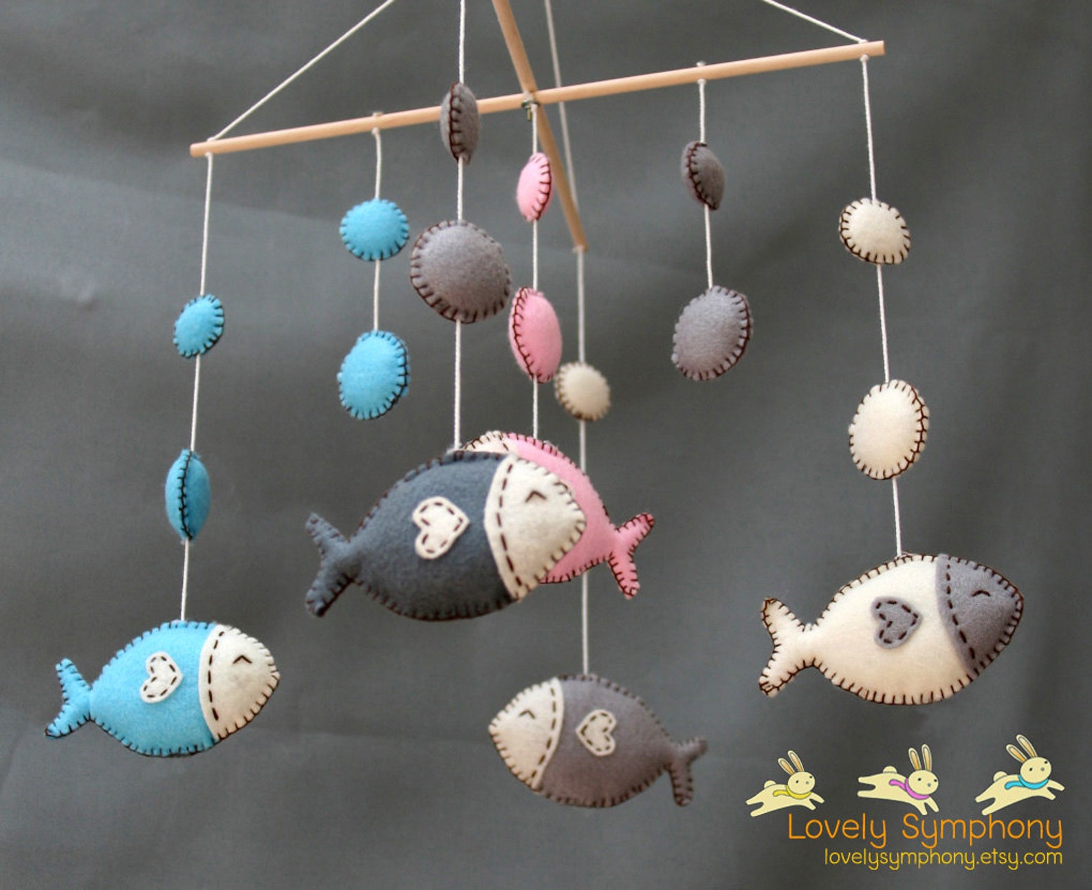 Fishes Baby Mobile Lovely Fishes Hanging Mobile Fishes and - Etsy