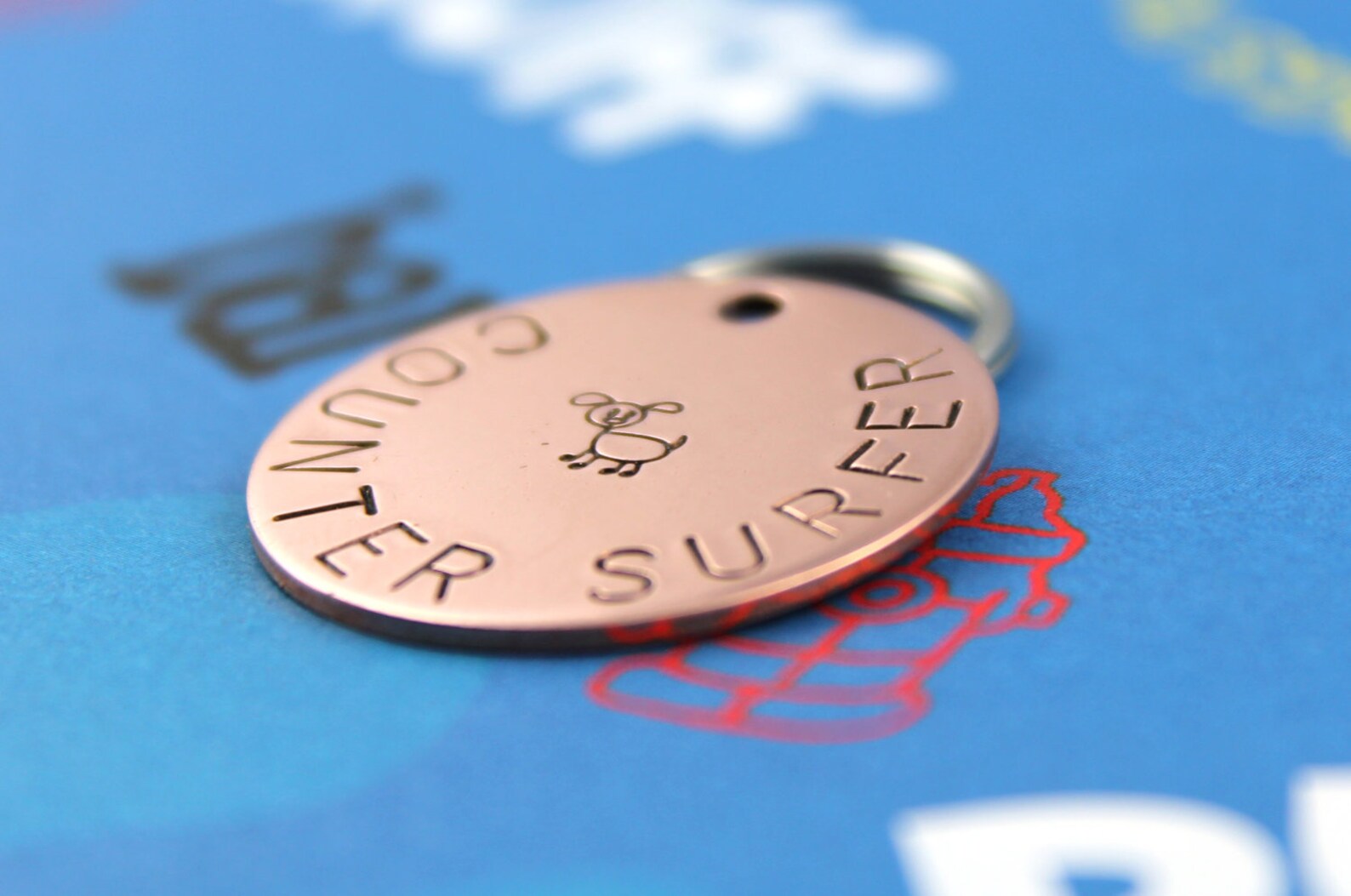 Custom Copper Dog Tag Personalized Dog Name ID Tag - Etsy