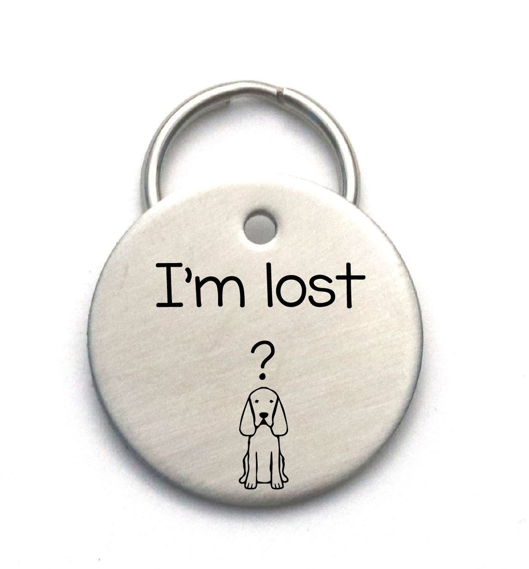 Funny Dog Tag, I'm Lost, Stainless Steel Engraved - Etsy