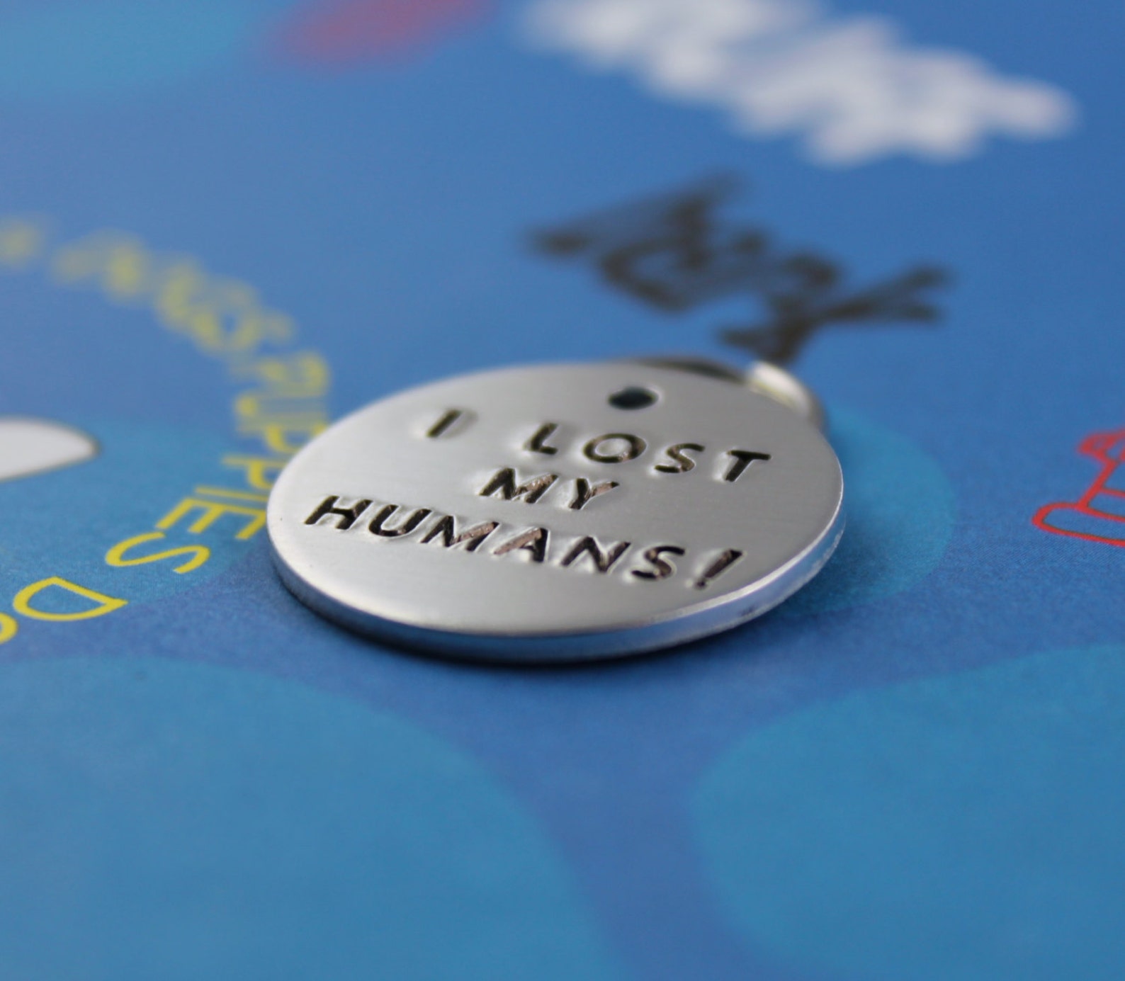 Funny Dog Tag Unique Pet ID Tag Handstamped Cool Dog Tag | Etsy