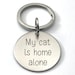 KEY CHAIN My Pet is Home Alone Christmas Gift for Dog Lover Handmade ...