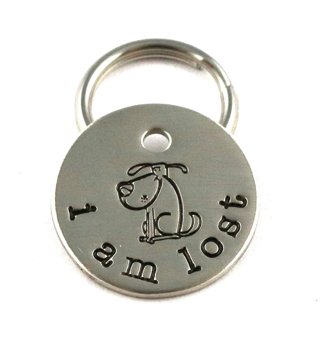 I Am Lost - Small Dog Tag - Sturdy Metal Pet ID - Etsy