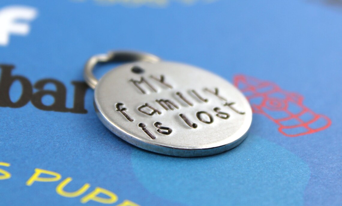 Custom Aluminum Pet ID Tag - Personalized Dog or Cat Name Tag - Unique ...