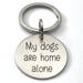 KEY CHAIN My Pet is Home Alone Christmas Gift for Dog Lover Handmade ...
