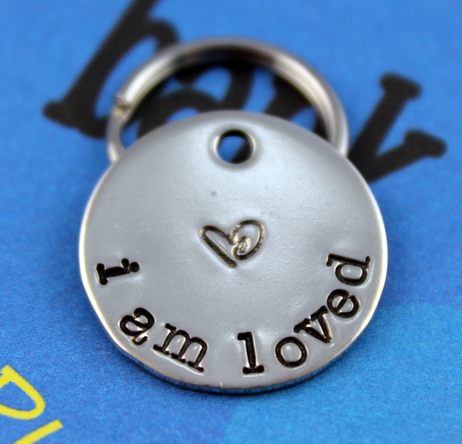 SMALL Dog or Cat Tag Nickel Silver Custom Pet Tag | Etsy