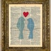 Love Birds Dictionary Art - Etsy