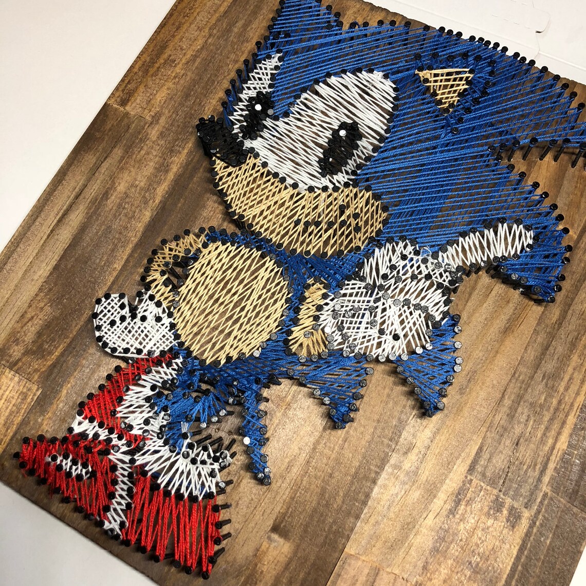 Sonic Gaming String Art - Etsy