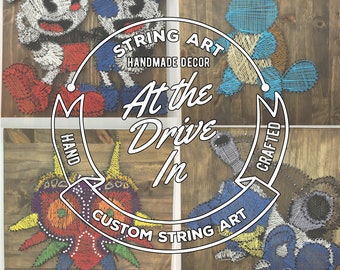 Custom Made to Order Swimming String Art Board - Etsy