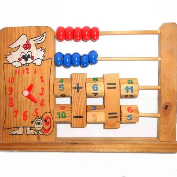 Vintage Toy Clock - Etsy