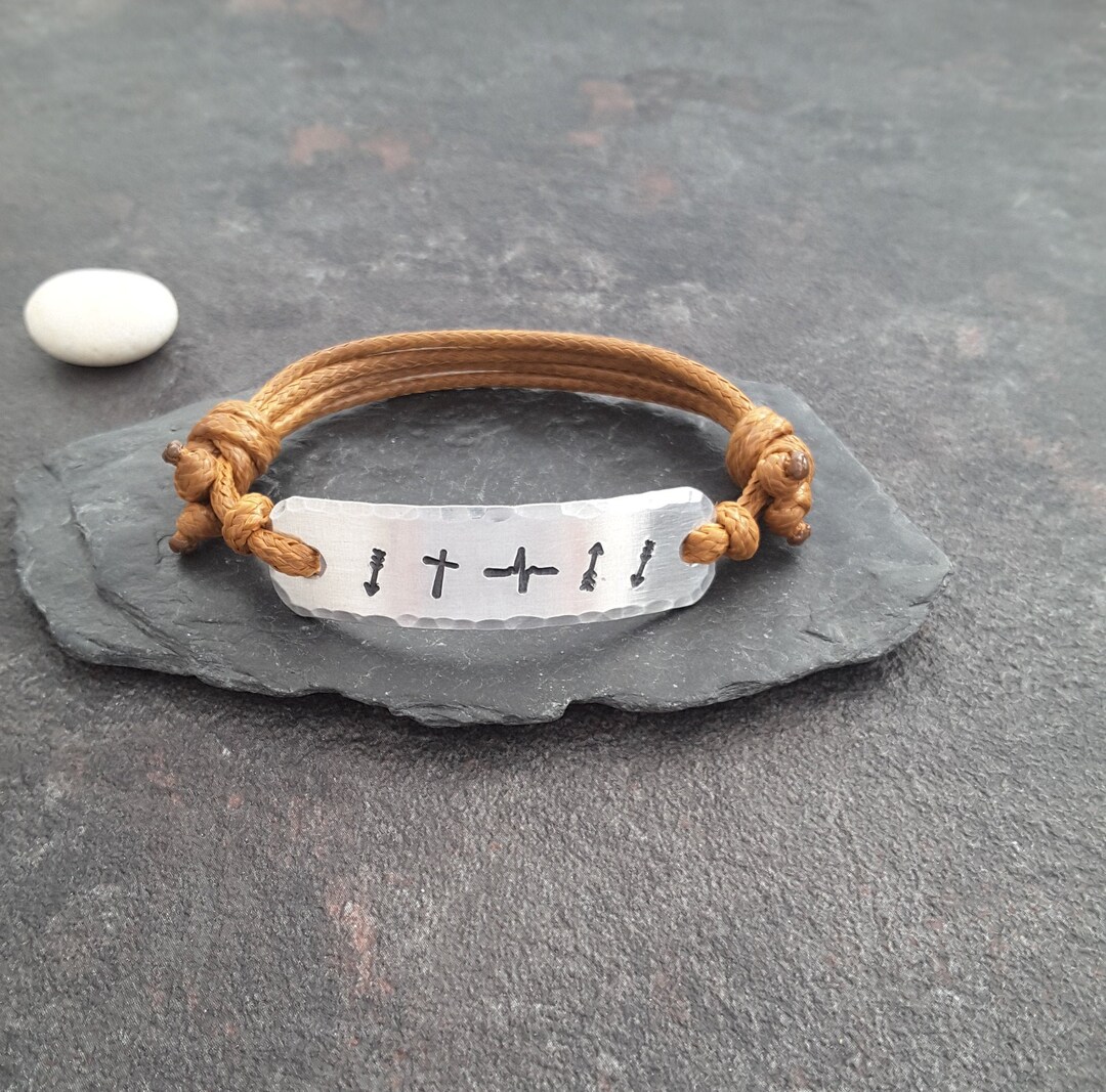Symbols Bracelet, Christian Bracelet, Christian Symbols, Cord Bracelet ...