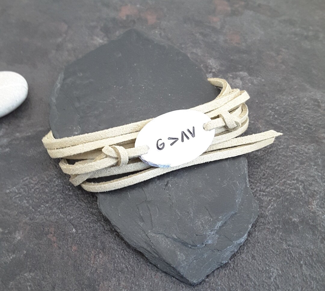 God is Greater Bracelet, Christian Bracelet, Faith Symbols, Vegan ...