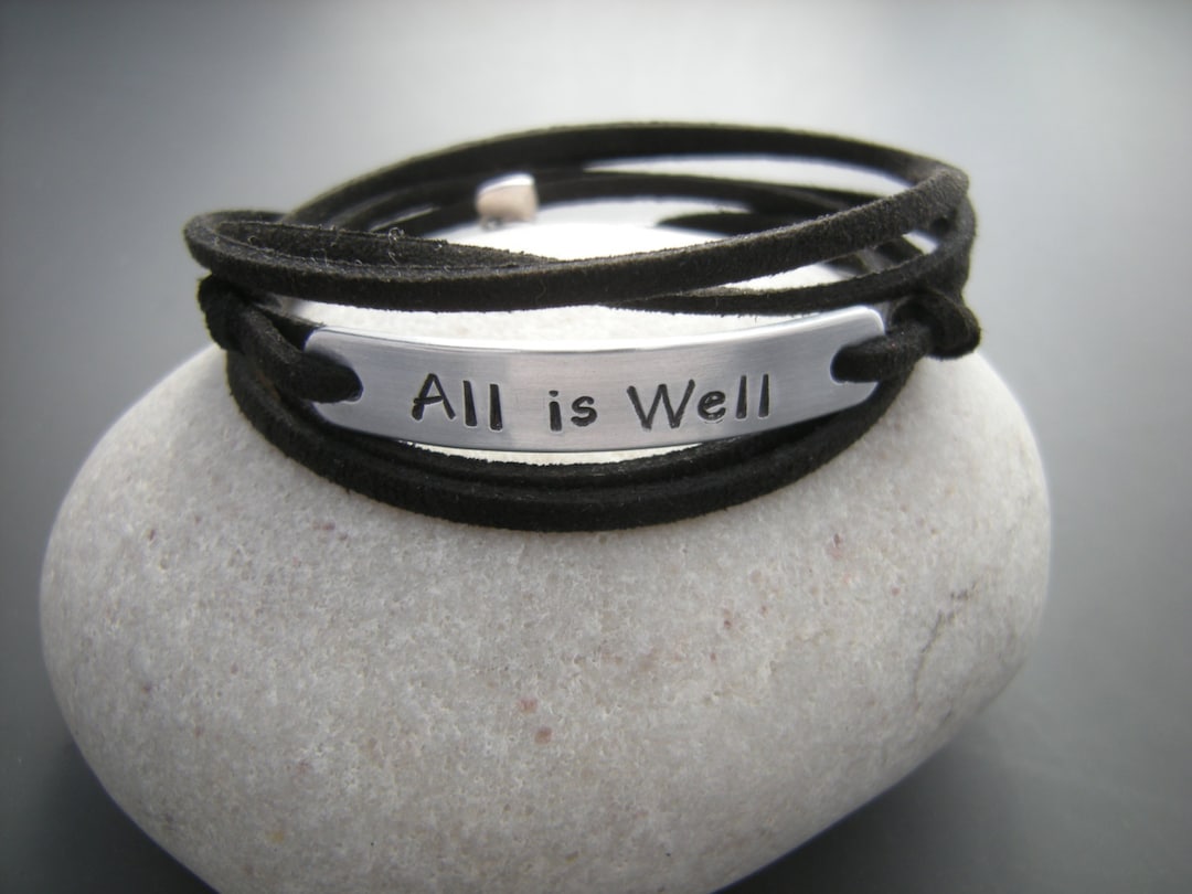 Customized Inspirational Quote Bracelet, Motivational Bracelet ...