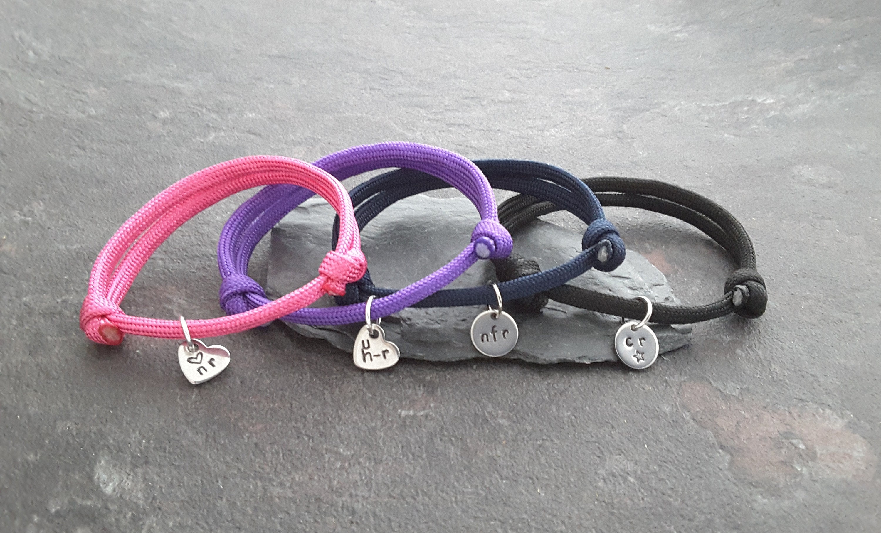 Your initials Friends initials Friendship bracelets | Etsy