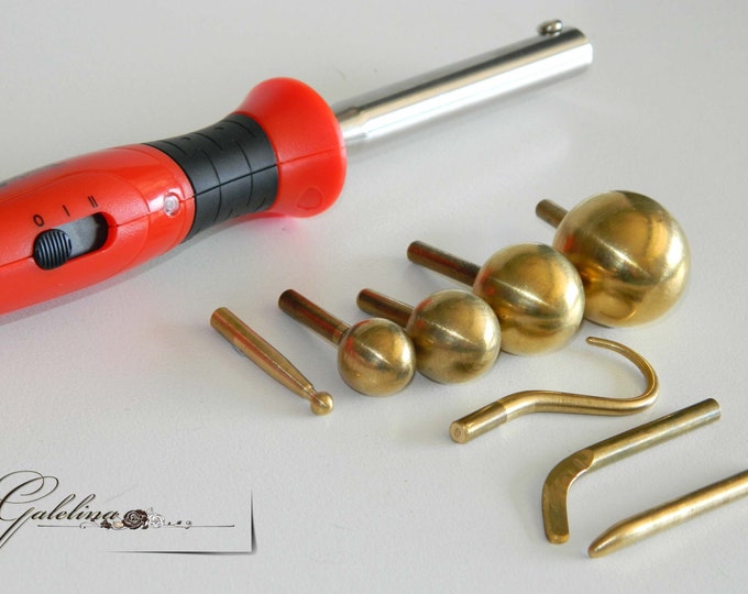 8 Flower Making Toolsbrass Millinery Irons With Soldering - Etsy