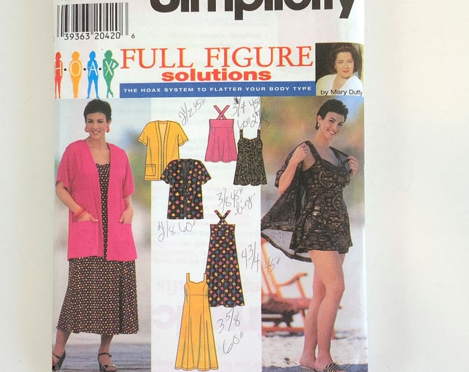 Misses Knit Tops Sewing Pattern - Simplicity 1916 - Size 16-24 Uncut - Etsy