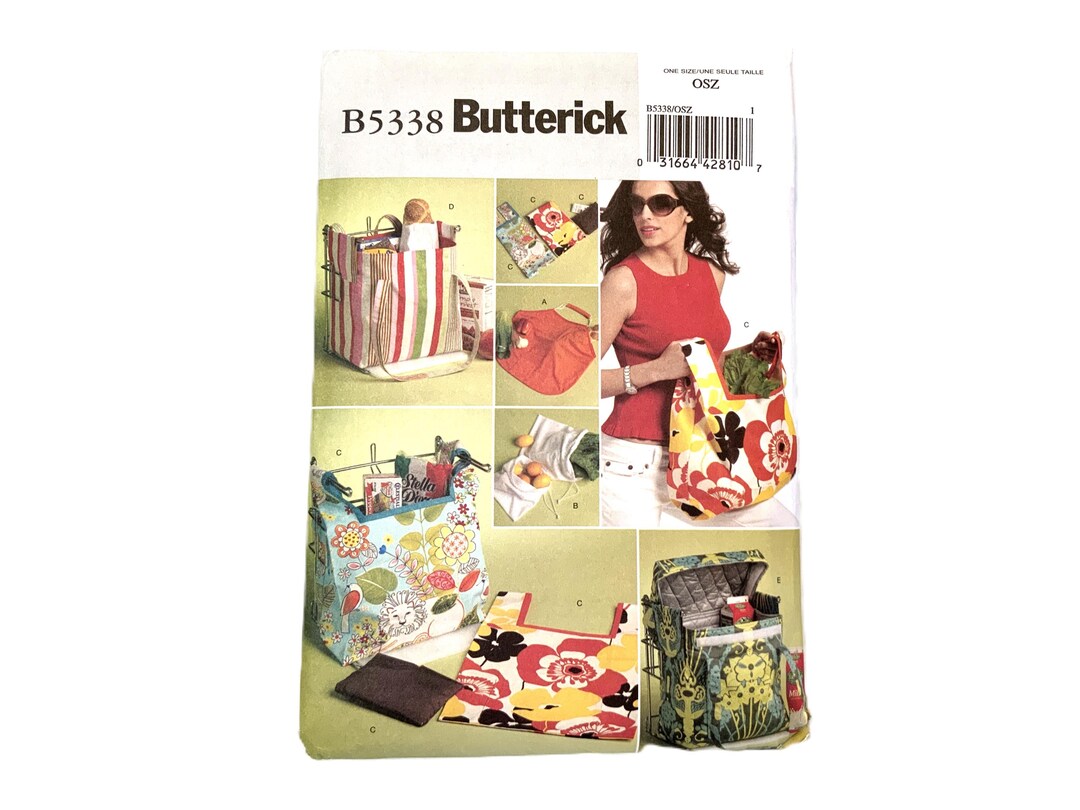Sewing Pattern Package Includes Patterns and Instructions for Six Bags ...