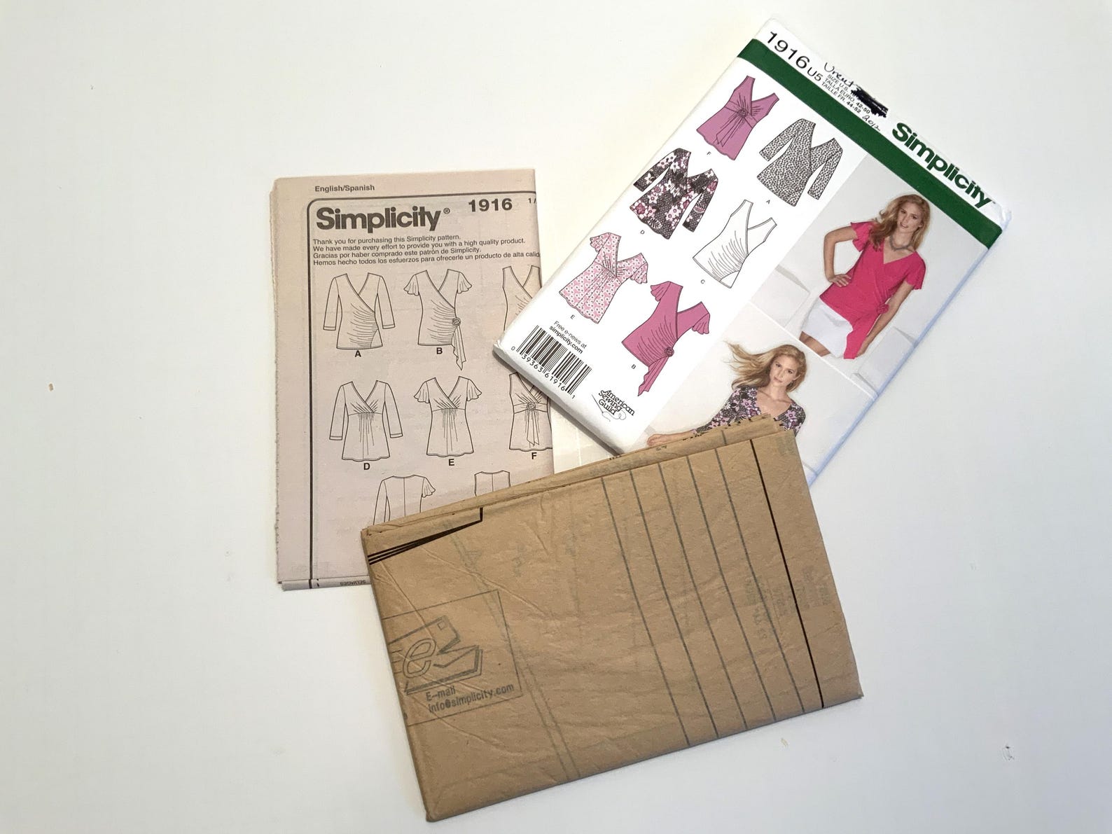 Misses Knit Tops Sewing Pattern - Simplicity 1916 - Size 16-24 Uncut - Etsy