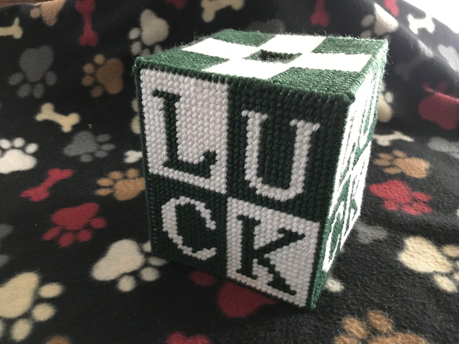 Luck of the Irish Tissue Box Cover - Etsy