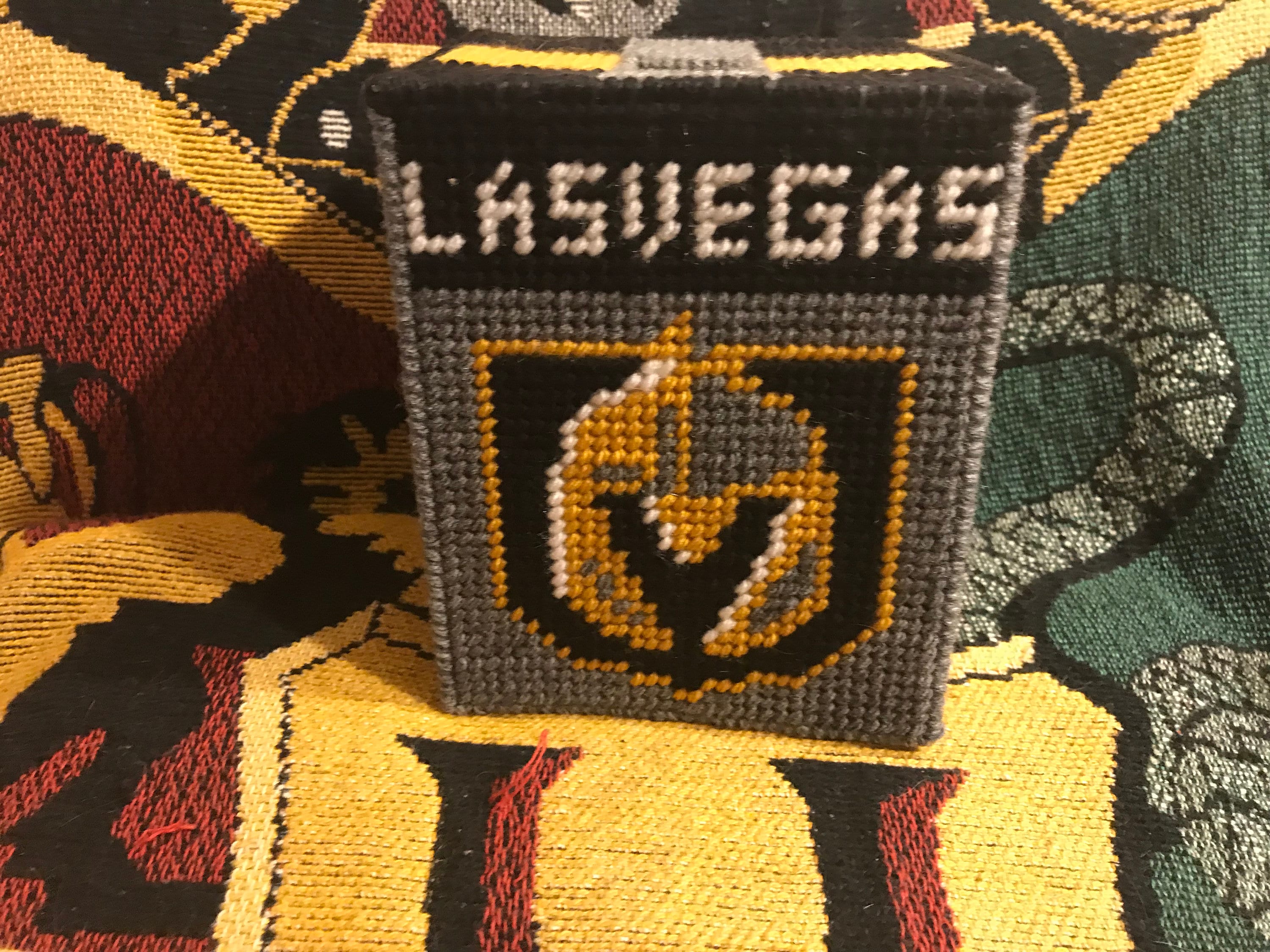 Plastic Canvas Las Legas Knights Tissue Box - Etsy