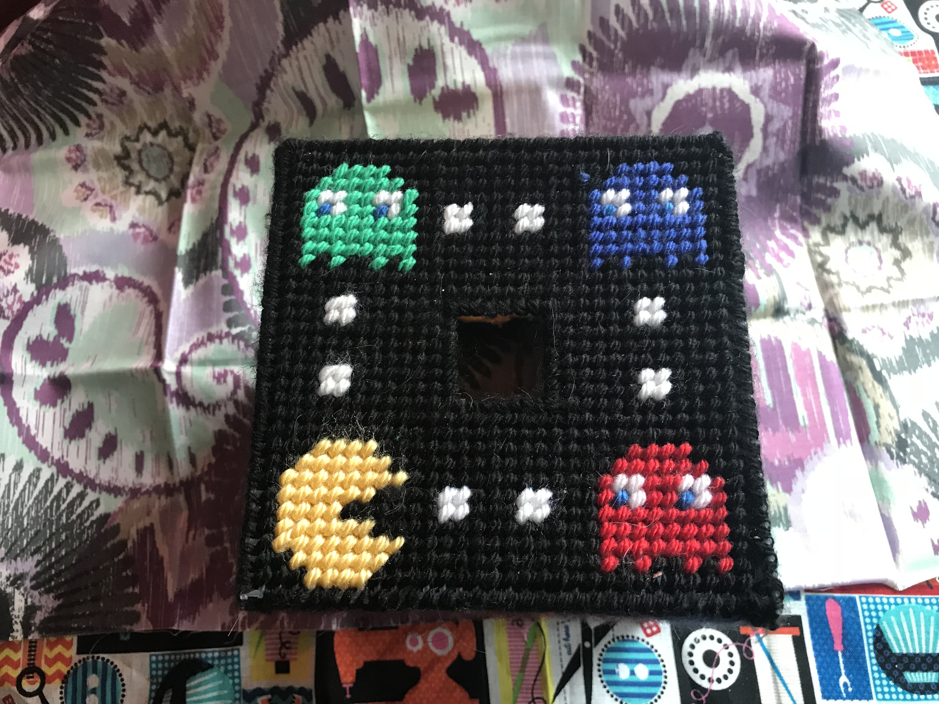 PAC Man Tissue Box - Etsy