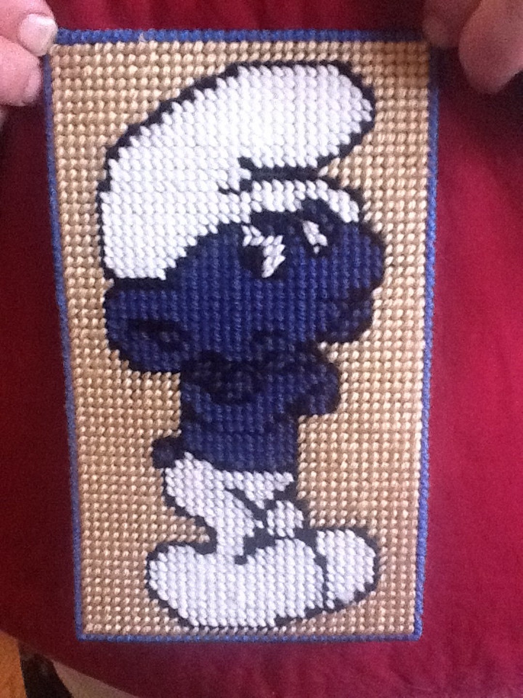 Angry Smurf - Etsy