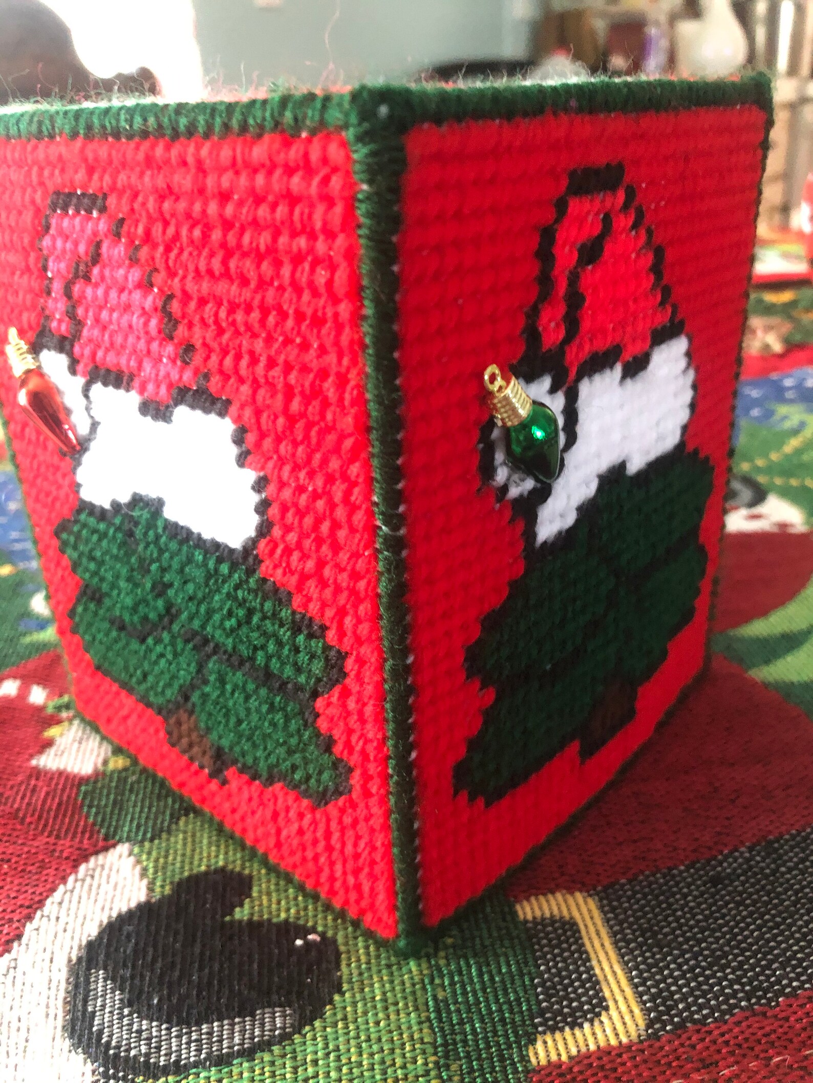 Christmas Tree Tissue Box - Etsy