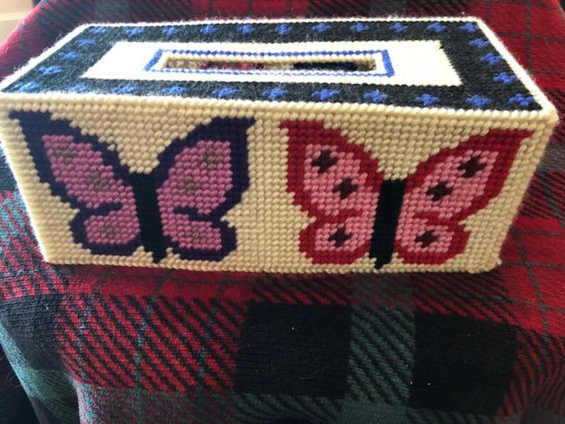 Butterfly Tissue Box Cover - Etsy