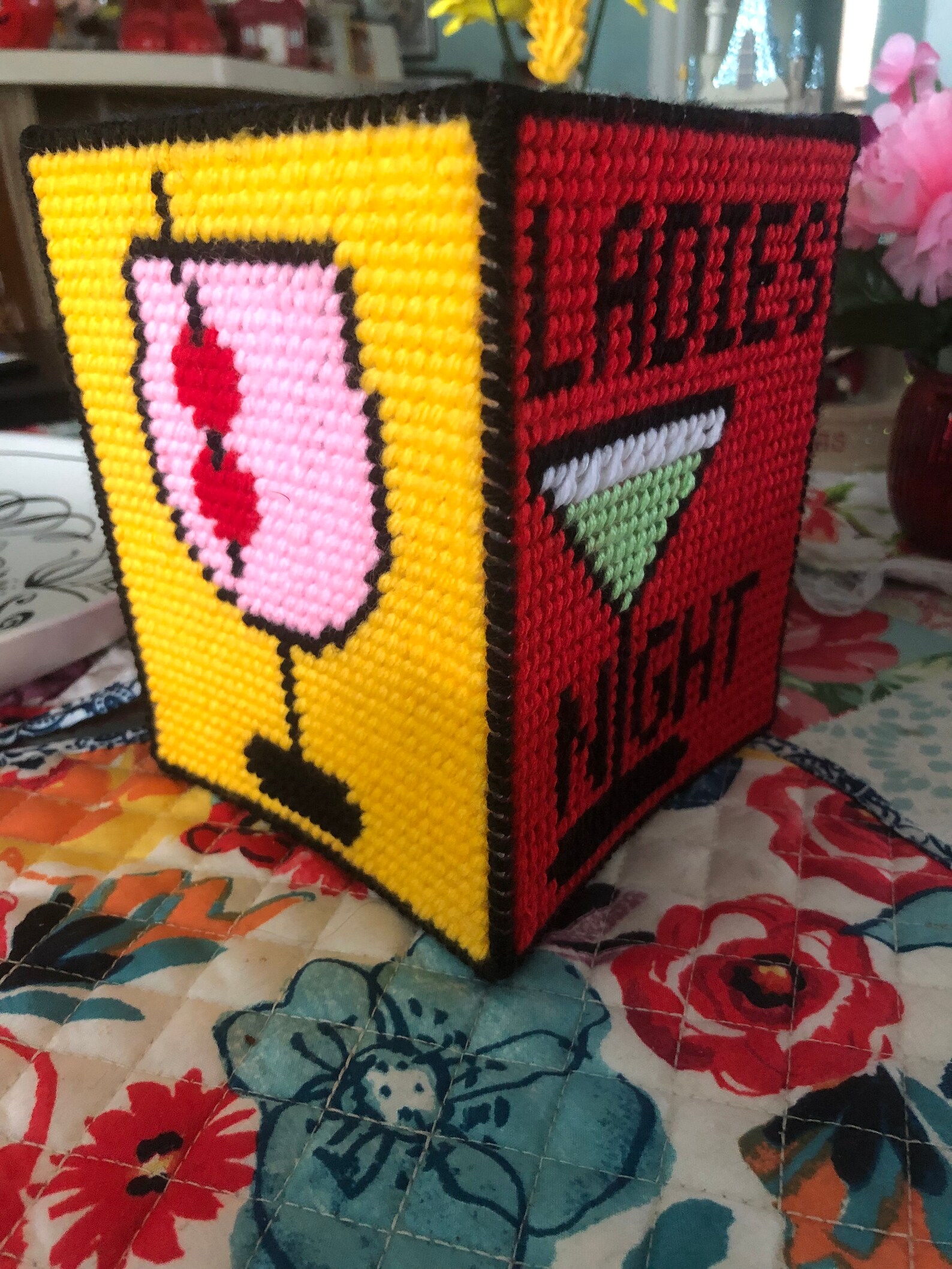 Ladies Night Out in Color Tissue Box Cover - Etsy