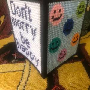 Be Happy Tissue Box Cover - Etsy