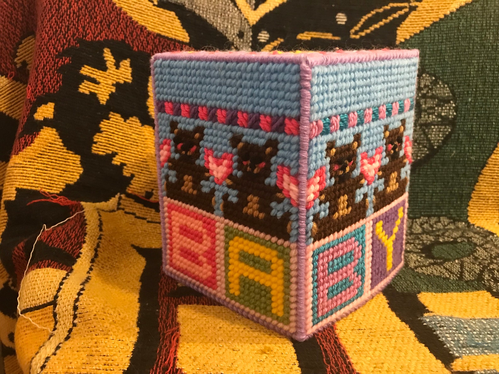 Baby Bear Tissue Box - Etsy