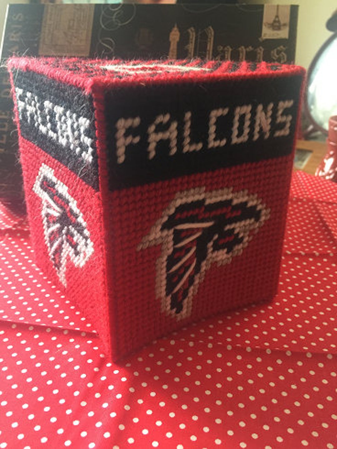 Tissue Box Cover Falcons - Etsy