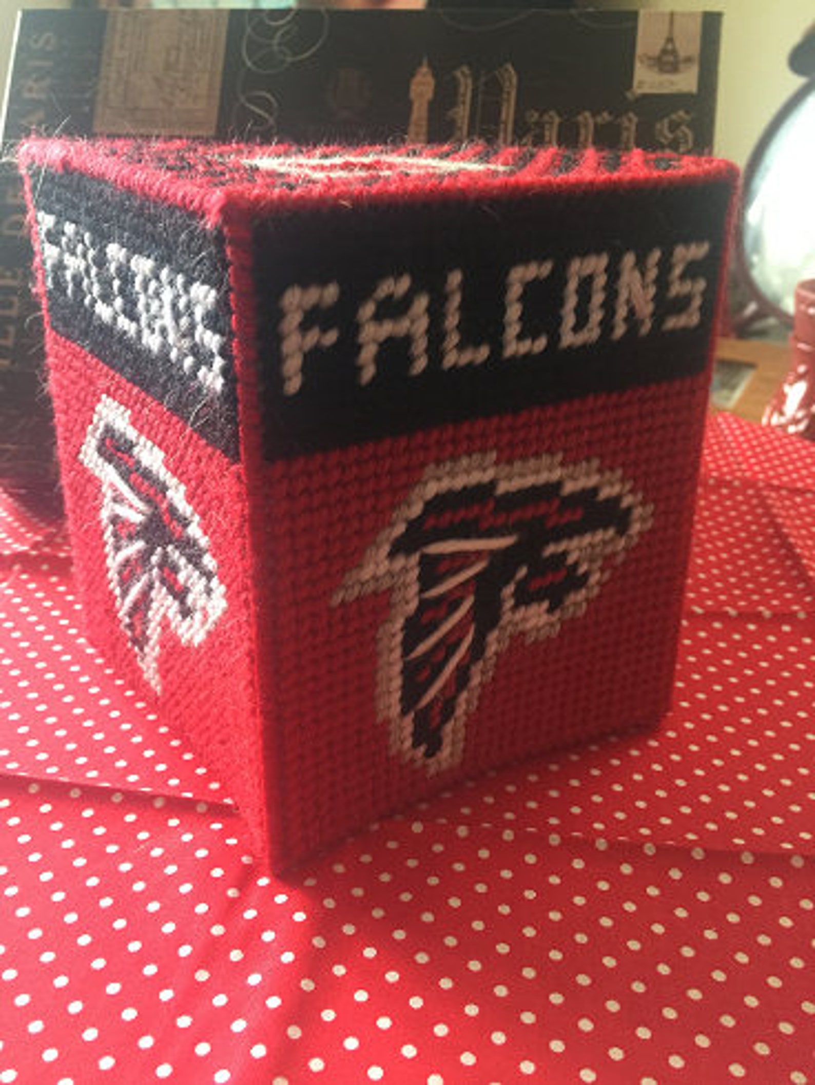 Tissue Box Cover Falcons - Etsy