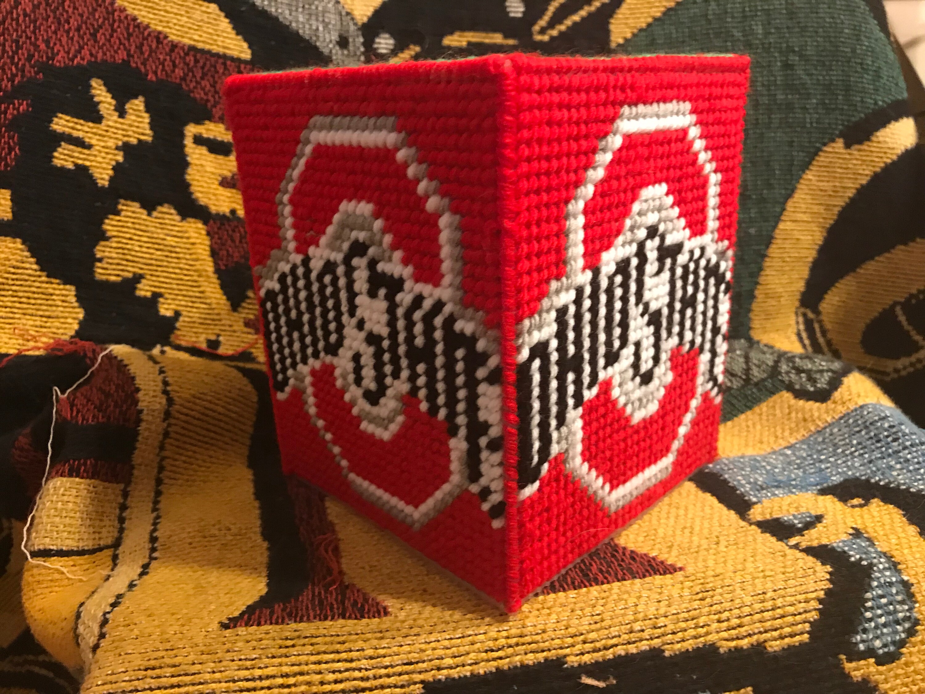Ohio State Tissue Box - Etsy