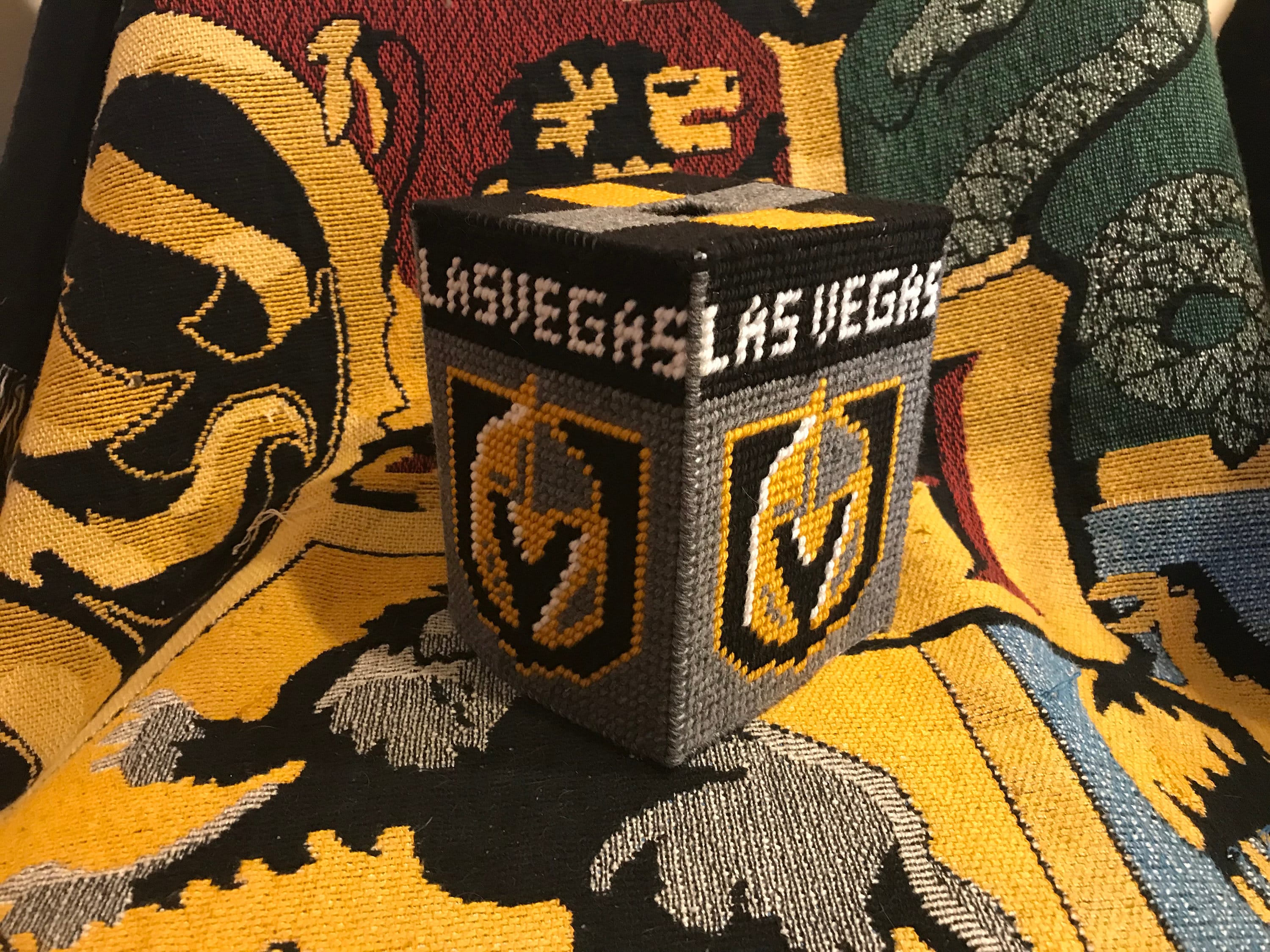 Plastic Canvas Las Legas Knights Tissue Box - Etsy