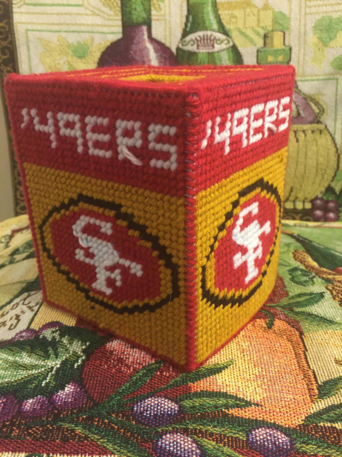 Tissue Box Cover 49ers - Etsy