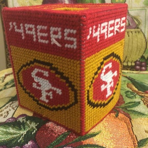 Tissue Box Cover 49ers - Etsy