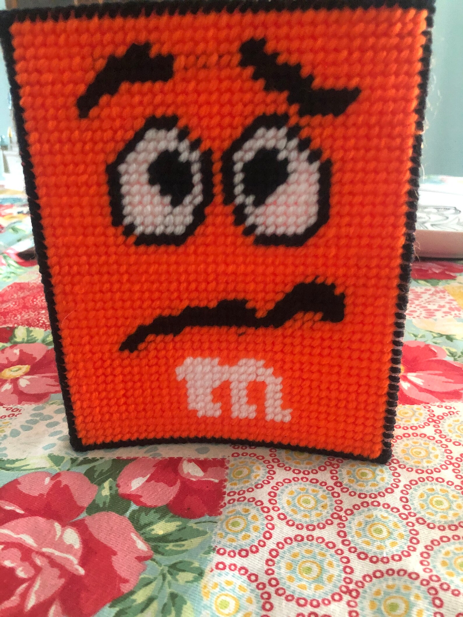 Orange M&M Tissue Box - Etsy