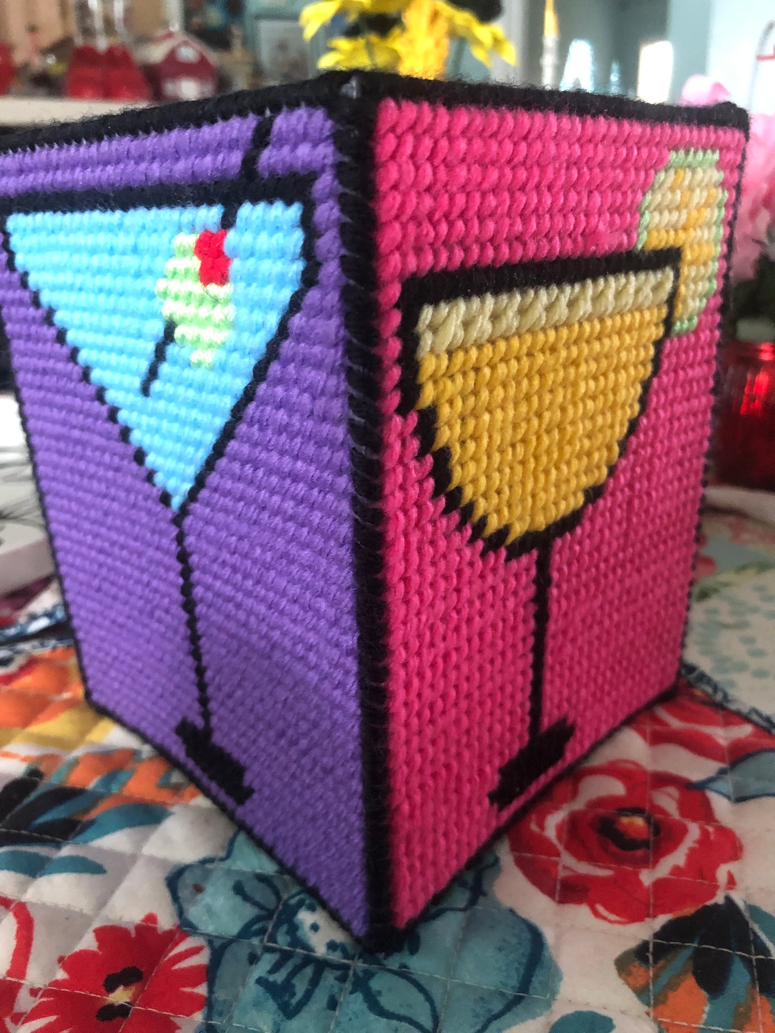 Ladies Night Out in Color Tissue Box Cover - Etsy