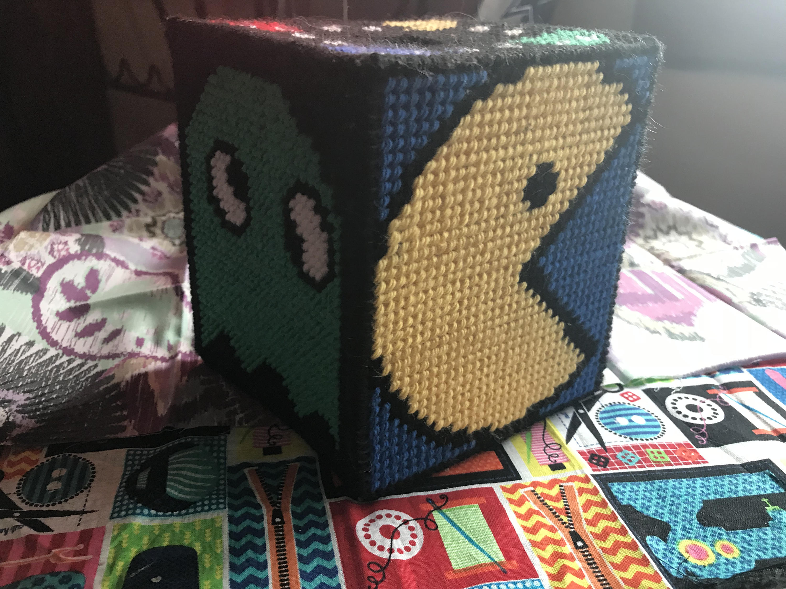 PAC Man Tissue Box - Etsy