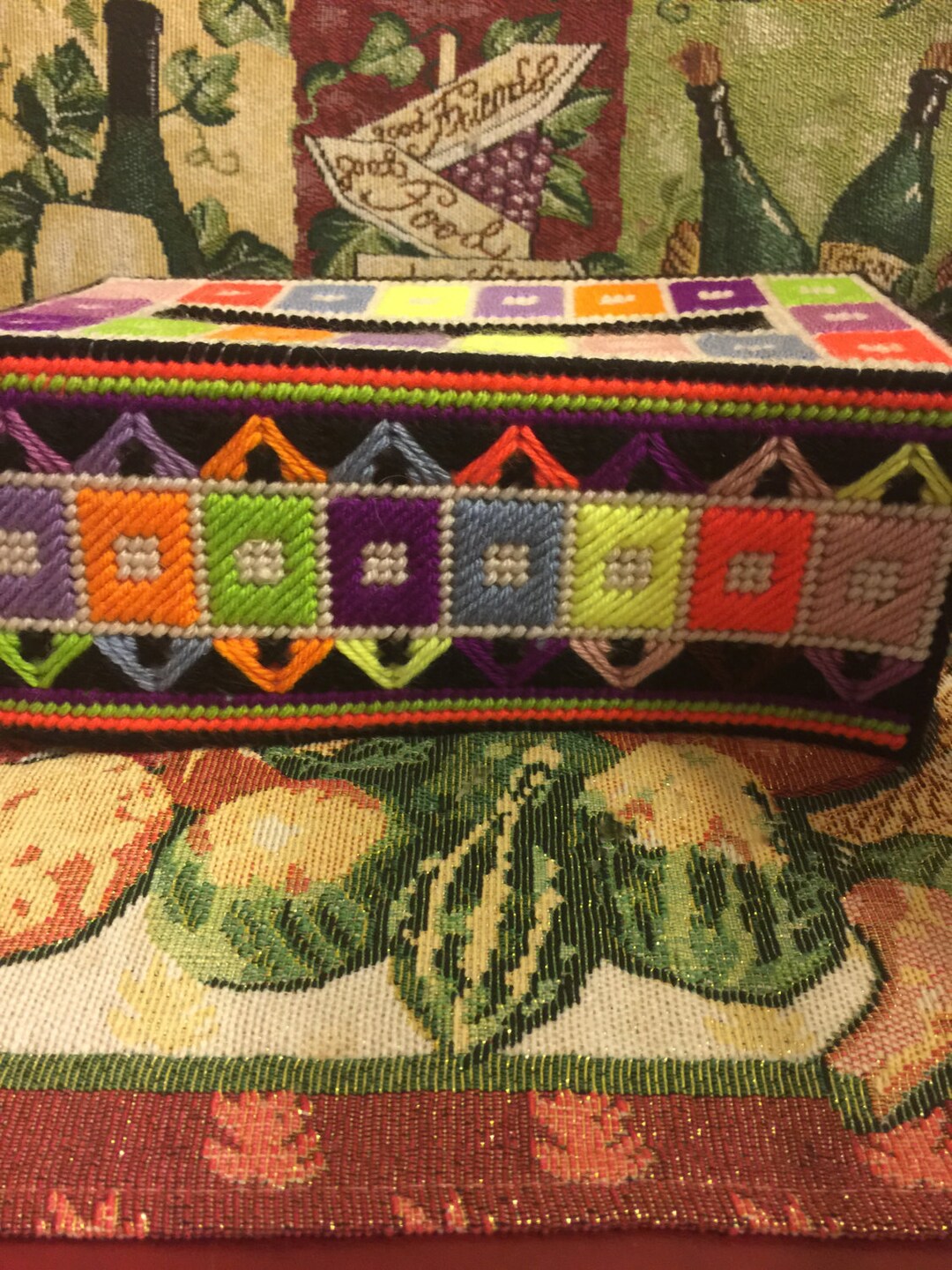 Pretty Tissue Box Cover - Etsy