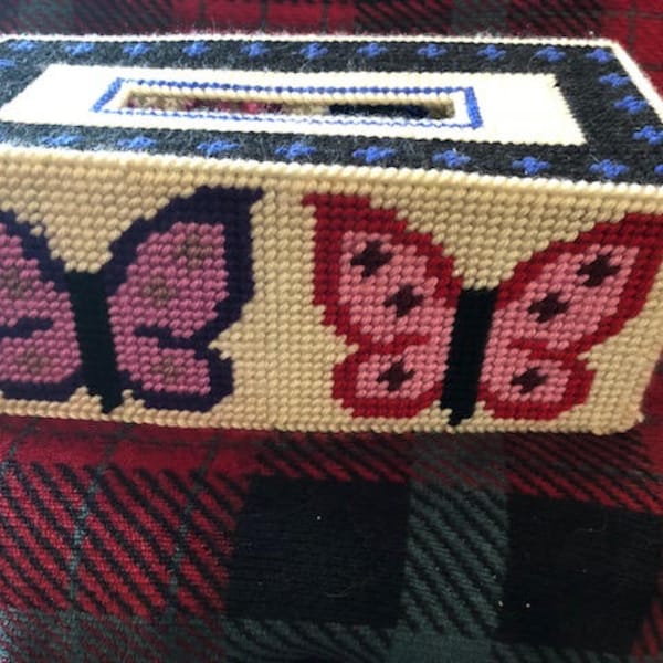 Butterfly Tissue Box Cover Pattern - Etsy