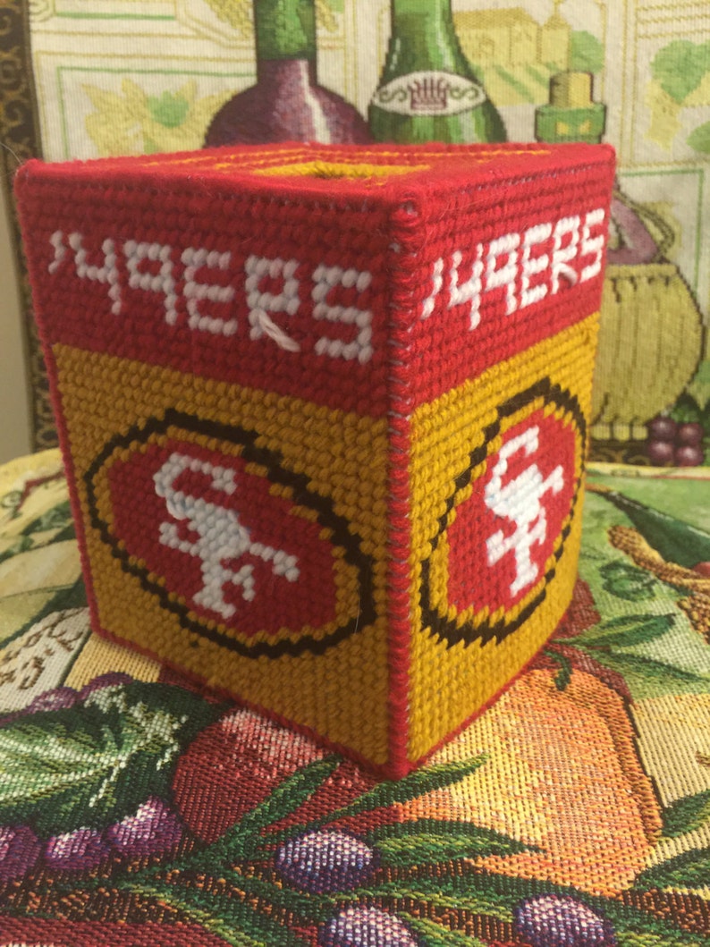 Tissue Box Cover 49ers - Etsy