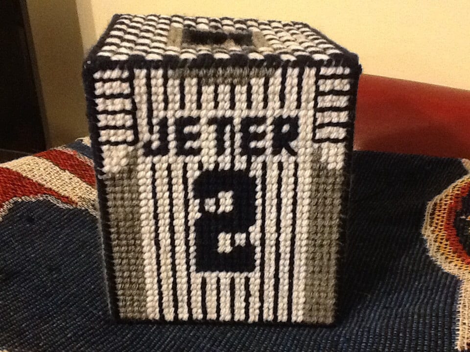 Yankees #2 Tissue Box in Plastic Canvas - Etsy