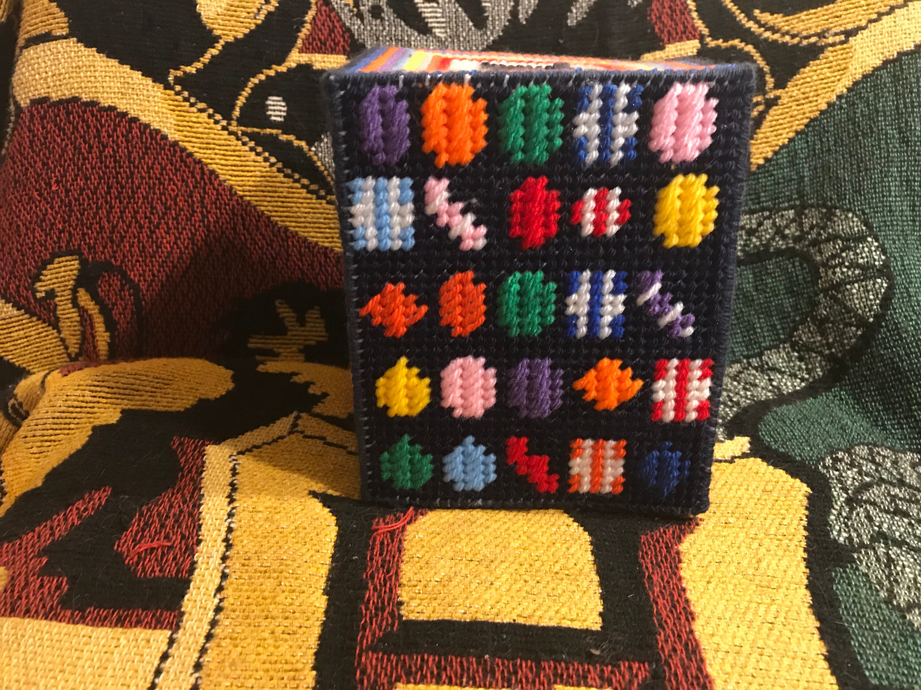 Candy Crush Tissue Box Cover - Etsy