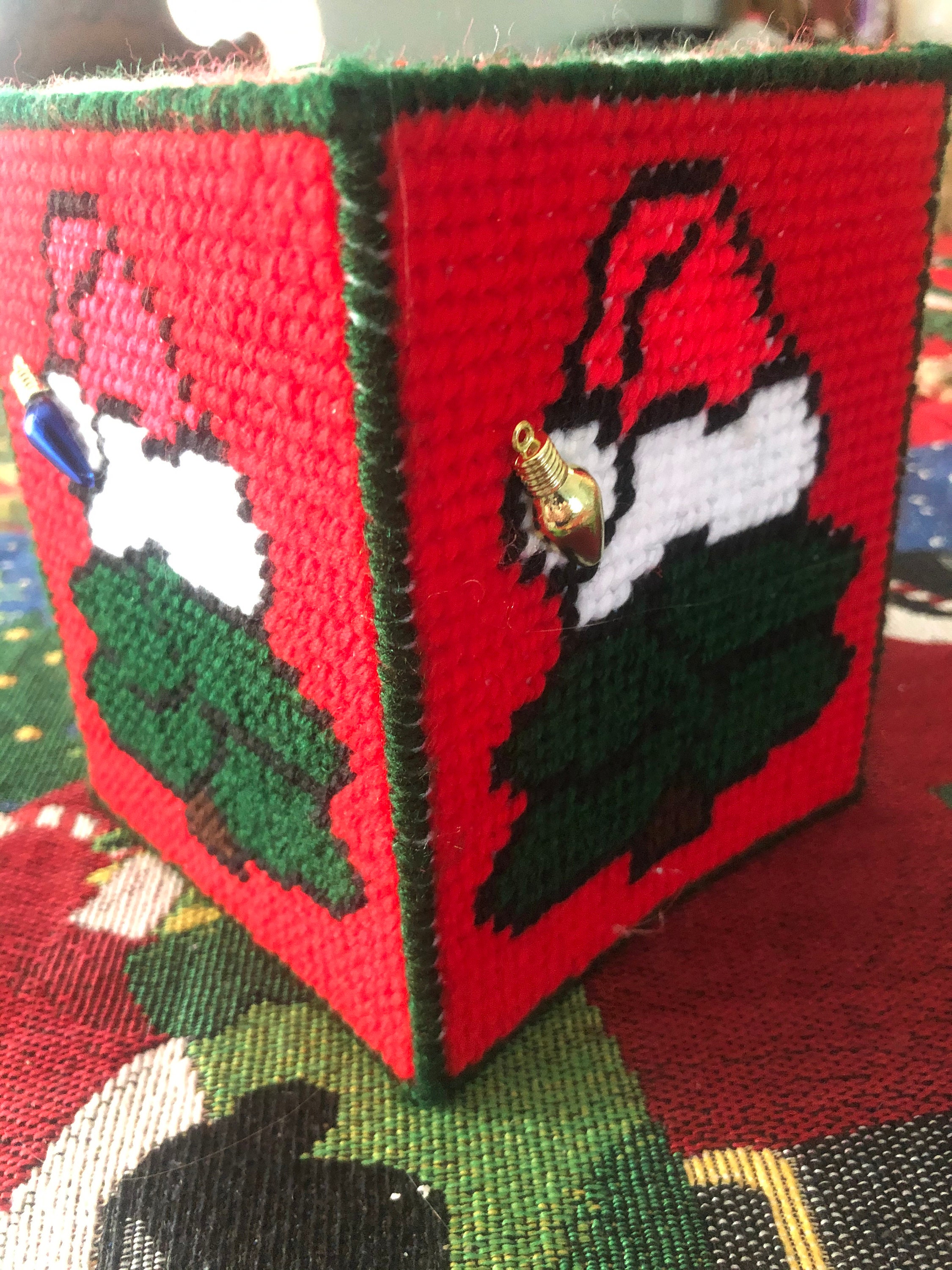 Christmas Tree Tissue Box - Etsy