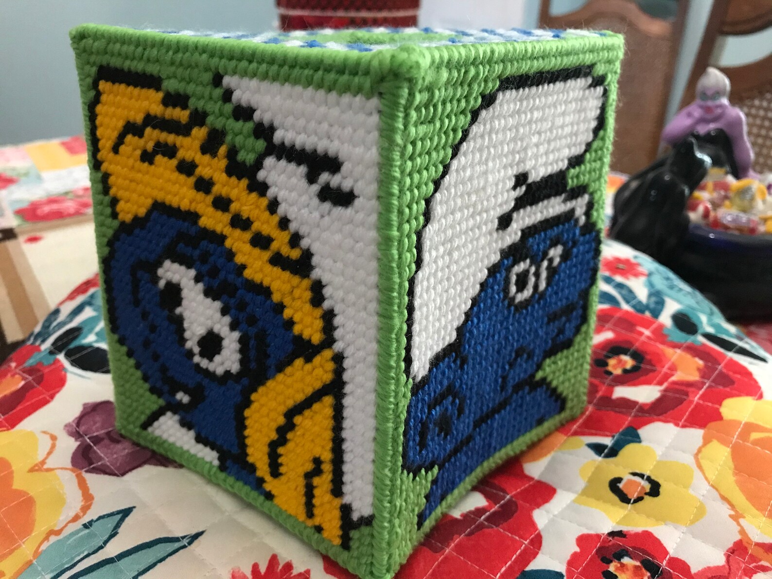 Smurf Tissue Box - Etsy