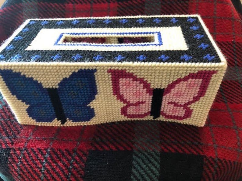 Butterfly Tissue Box Cover - Etsy
