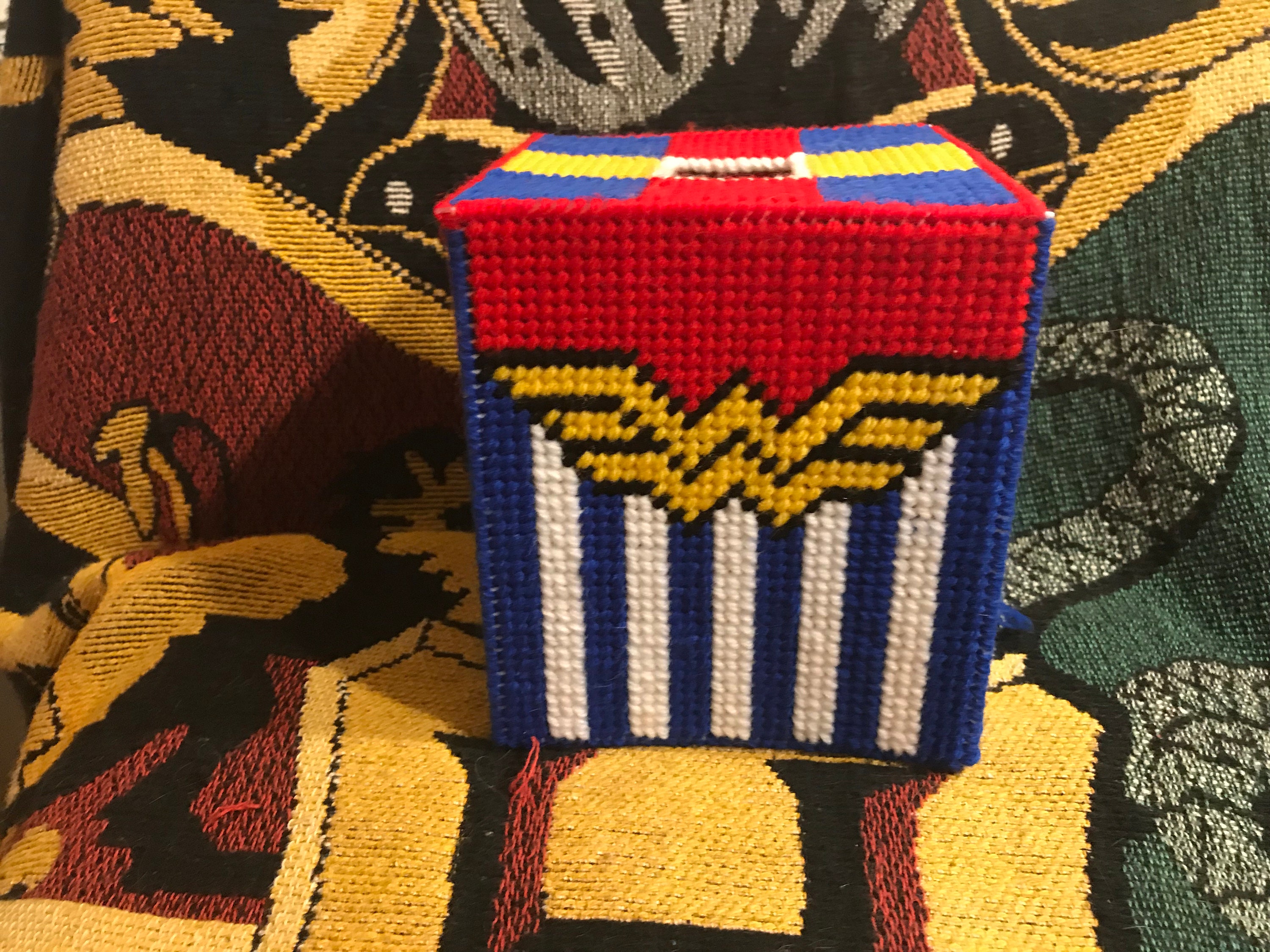 Wonder Women Tissue Box Cover - Etsy