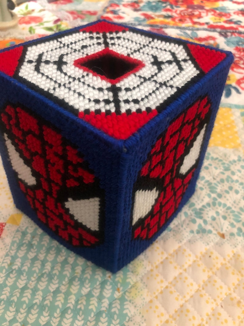 Spider-man Tissue Box - Etsy